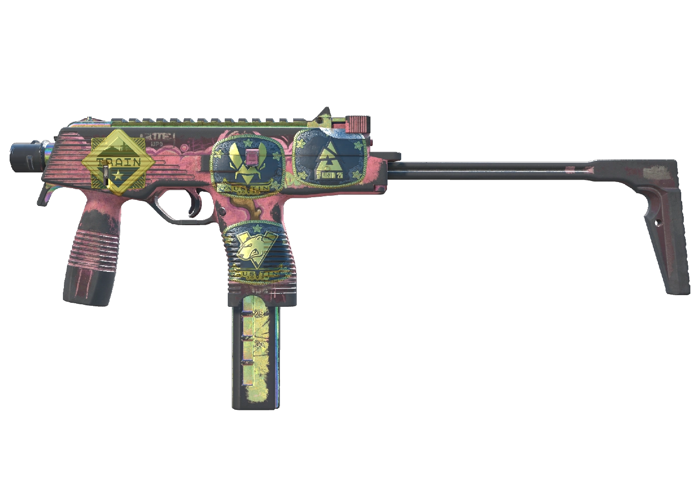 Souvenir MP9 | Latte Rush (Battle-Scarred) — Cкины CS:GO/CS2 на CS.MONEY