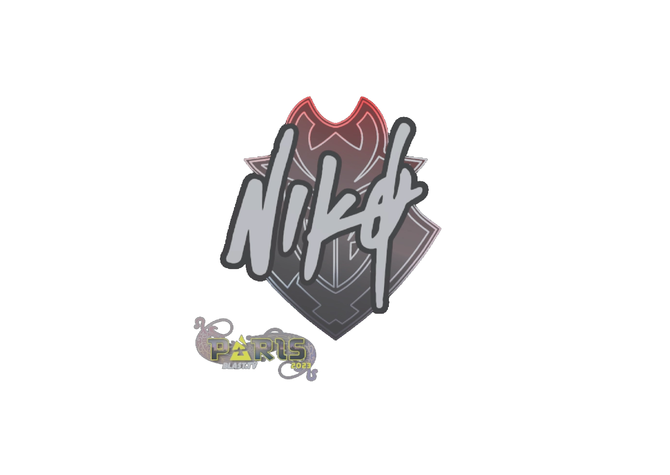 Sticker | niko | Paris 2023 — Byt CS:GO/CS2 skins på CS.MONEY
