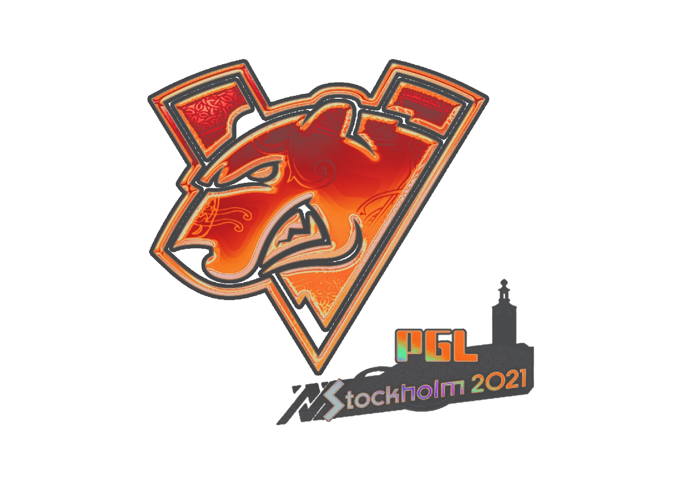 Sticker | Virtus.Pro (Holo) | Stockholm 2021 — Échangez des skins CS:GO ...