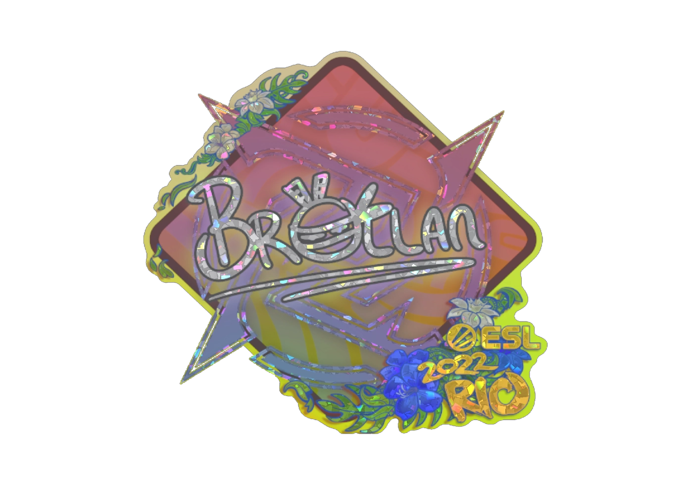 Sticker | Brollan (Glitter) | Rio 2022 — Byt CS:GO/CS2 skins på CS.MONEY