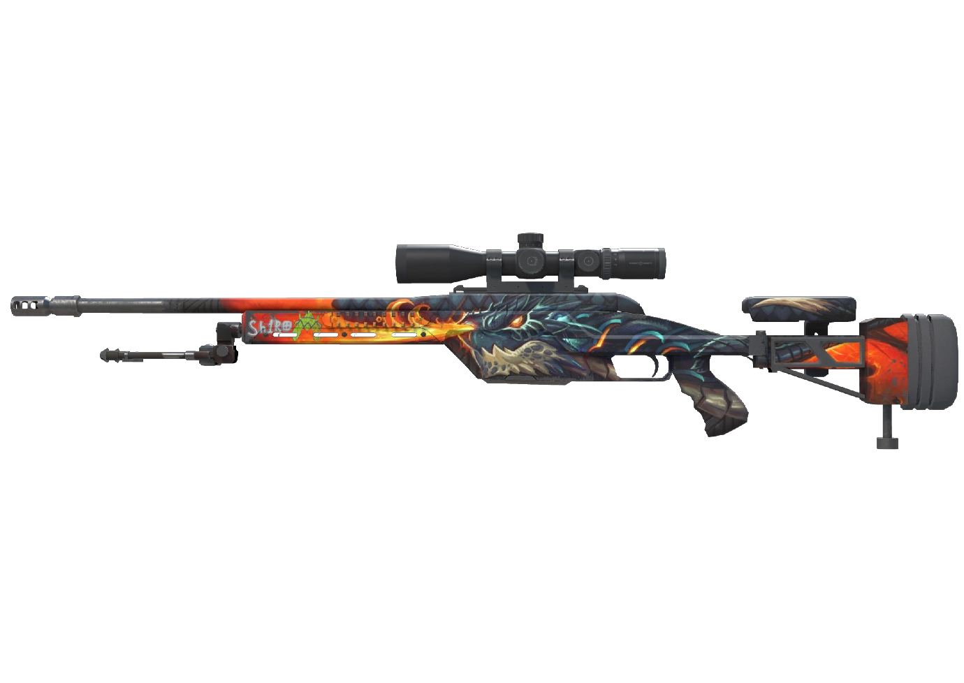 SSG 08 | Dragonfire (Field-Tested) — Cкины CS:GO/CS2 на CS.MONEY