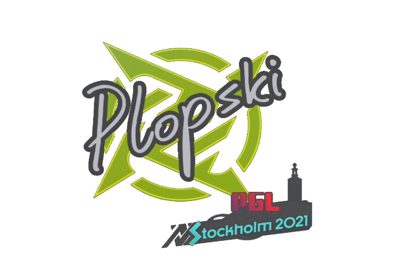 Sticker | Plopski | Stockholm 2021 — Cкины CS:GO/CS2 на CS.MONEY