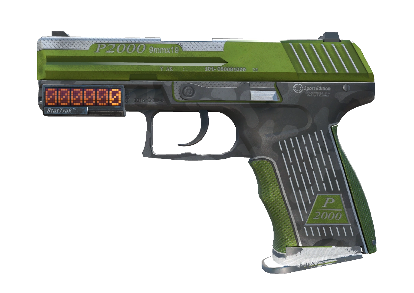 StatTrak™ P2000 | Turf (Well-Worn) — Byt CS:GO/CS2 skins på CS.MONEY