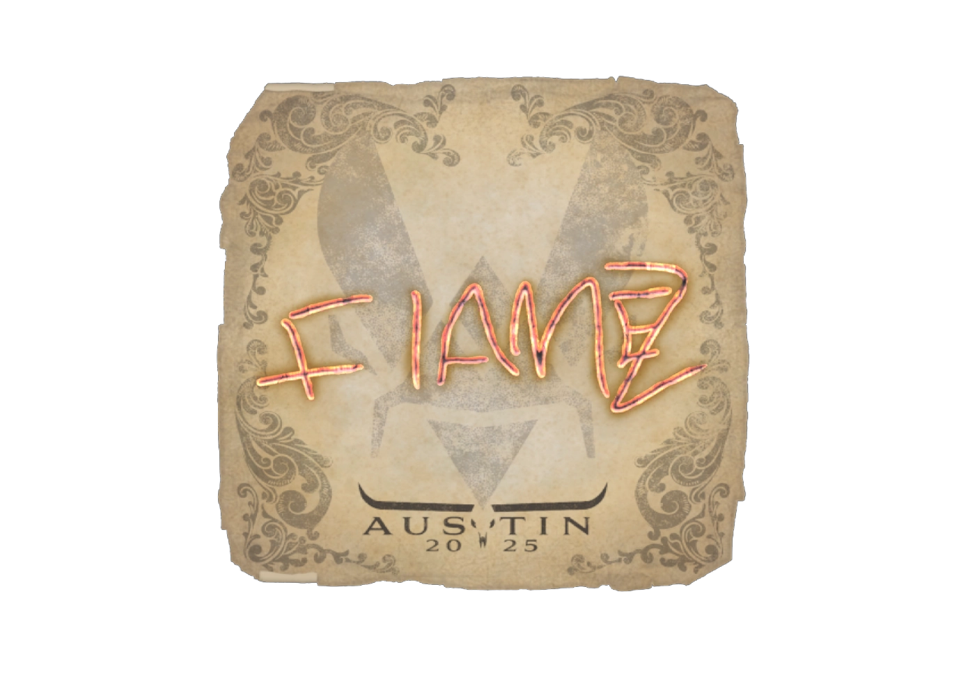 Sticker | FlameZ | Austin 2025 — Échangez des skins CS:GO/CS2 sur CS.MONEY