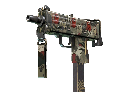StatTrak™ MAC-10 | Monkeyflage (Well-Worn) — Byt CS:GO/CS2-skins på CS.MONEY