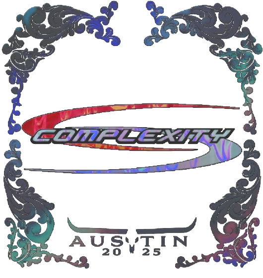 Klistermärke | Complexity Gaming (holo) | Austin 2025 — Byt CS:GO/CS2 ...