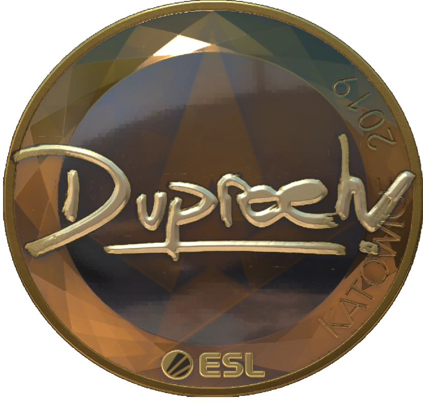 Sticker | dupreeh (Gold) | Katowice 2019 — Trade CS:GO/CS2 skins on CS ...