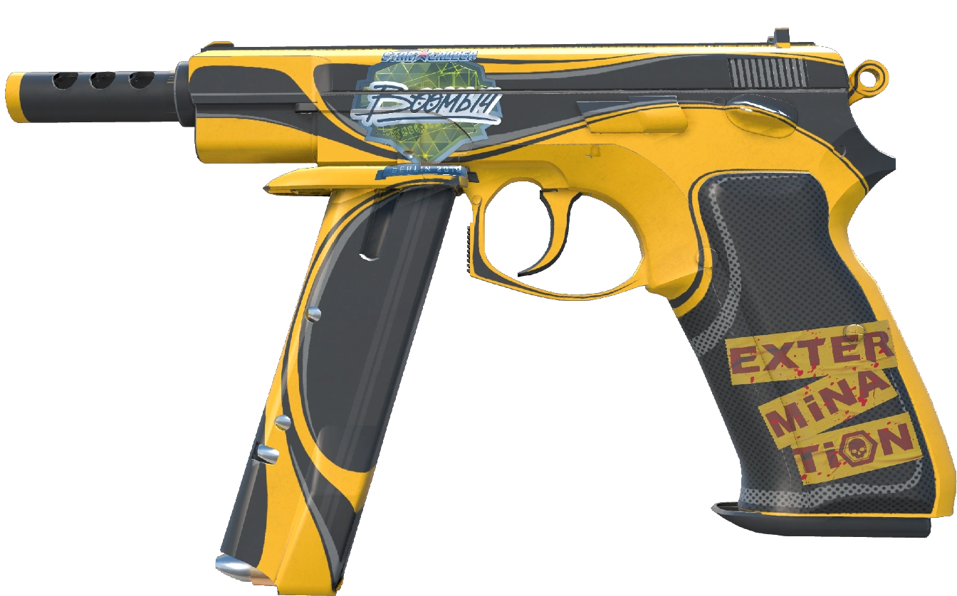 CZ75-Auto | Yellow Jacket (Factory New) — Cкины CS:GO/CS2 на CS.MONEY