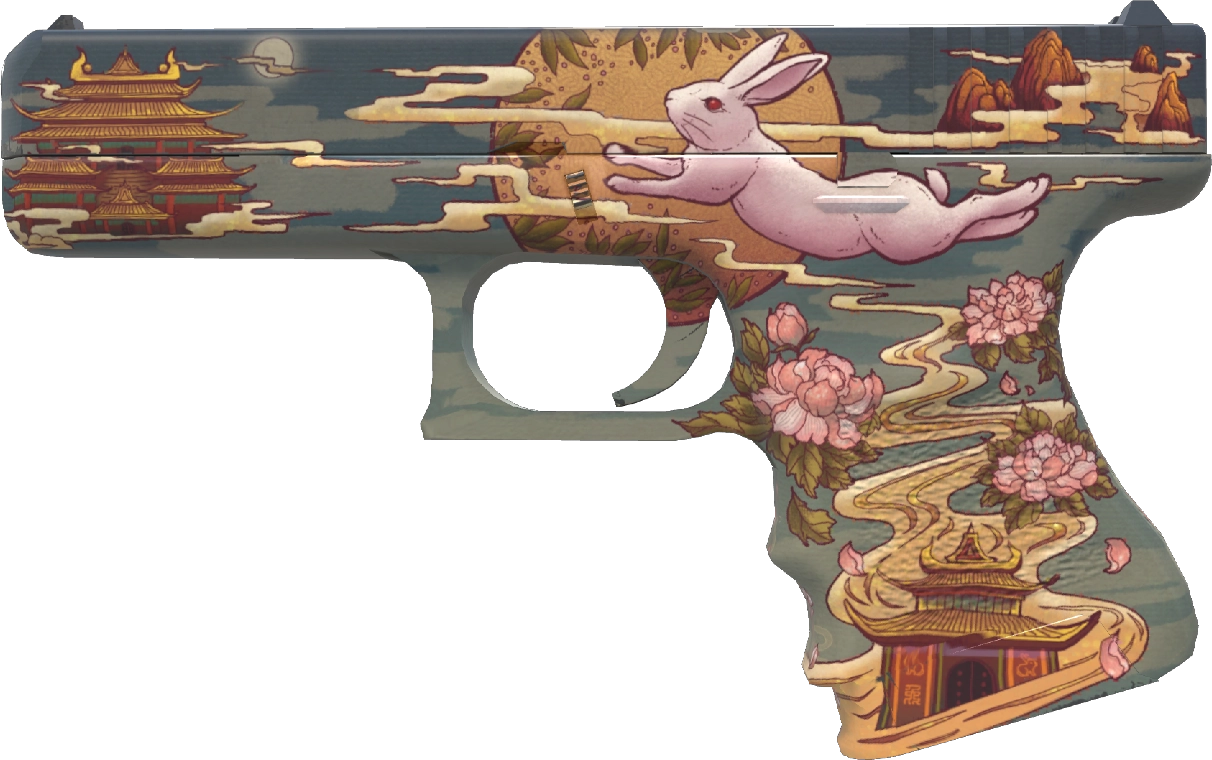 Glock-18 | Кролик в тени (Прямо с завода) — Cкины CS:GO/CS2 на CS.MONEY