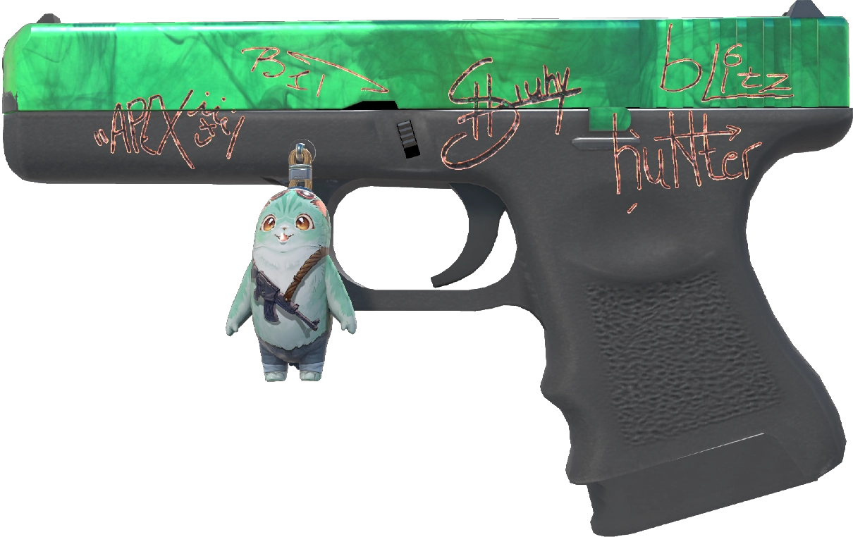 Glock-18 | Gamma Doppler Emerald (Factory New) — Trade CS:GO/CS2 skins ...