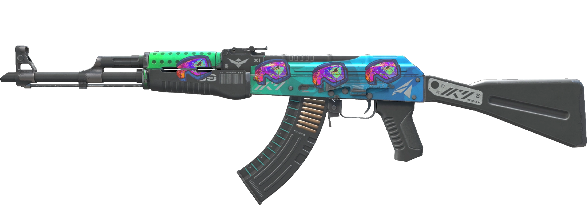 AK-47 | Hielo carbonizado (Algo desgastado) — Intercambia skins de CS ...