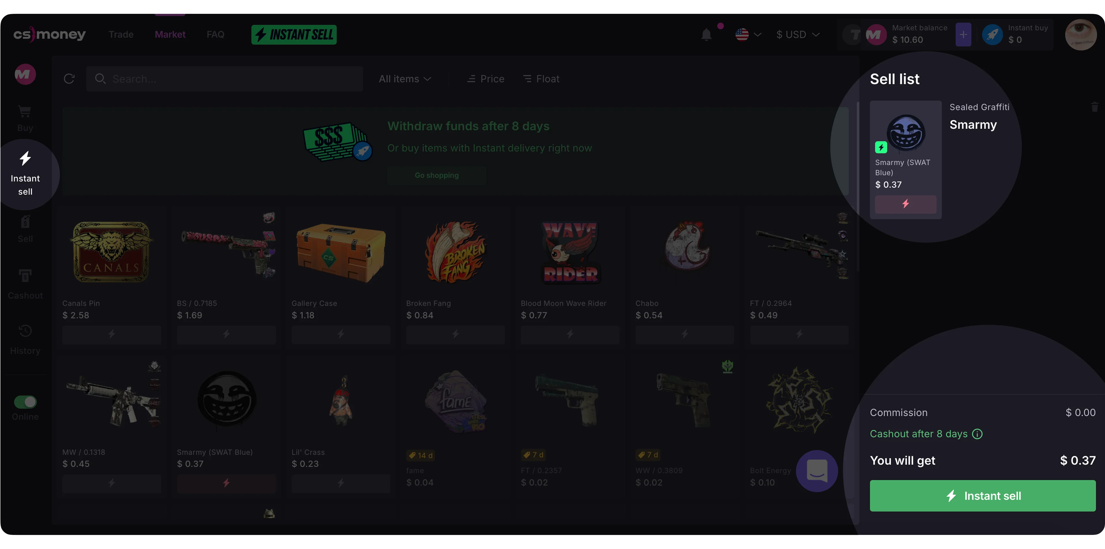 FAQ — CS.MONEY Trading Bot