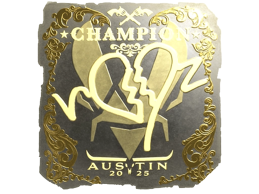 Sticker | ropz (Gold, Champion) | Austin 2025 — CS:GO/CS2 Wiki by CS.MONEY