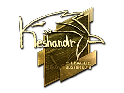 Sticker | keshandr (Gold) | Boston 2018 — CS:GO/CS2 Wiki by CS.MONEY