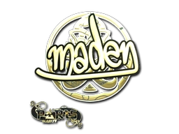 Sticker | maden (Gold) | Paris 2023 — CS:GO/CS2 Wiki by CS.MONEY