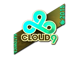 cloud 9 gold sticker
