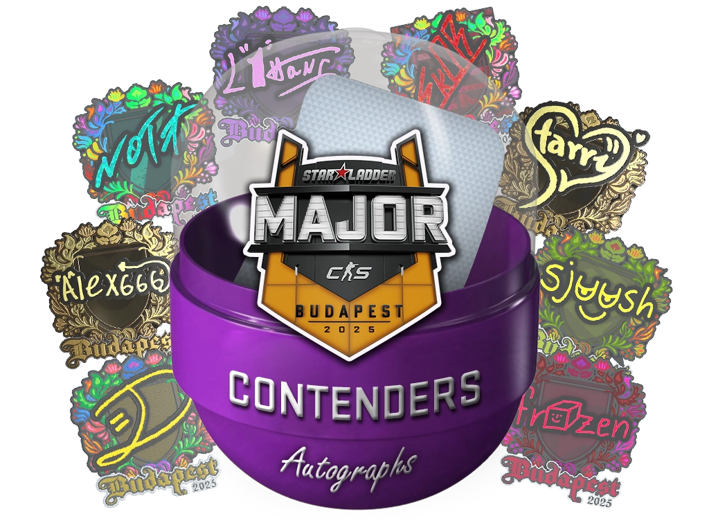 Капсула Капсула с автографами кандидатов StarLadder Budapest Major 2025 ...