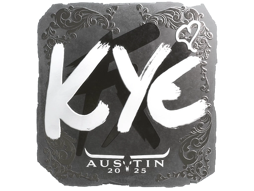 Sticker | kye (Foil) | Austin 2025 — CS:GO/CS2 Wiki by CS.MONEY