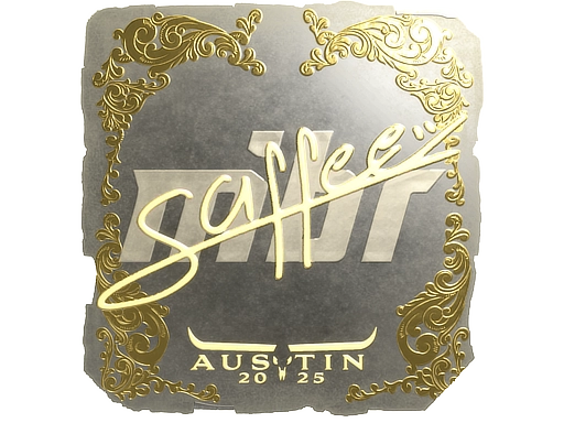 Sticker | saffee (Gold) | Austin 2025 — CS:GO/CS2 Wiki by CS.MONEY