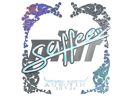 Sticker | saffee (Holo) | Austin 2025 — CS:GO/CS2 Wiki by CS.MONEY