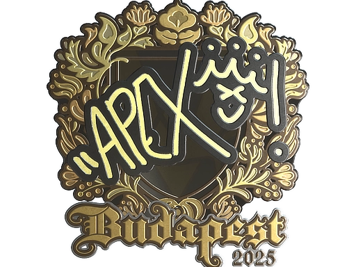 Sticker | apEX (Gold) | Budapest 2025 — CS:GO/CS2 Wiki by CS.MONEY