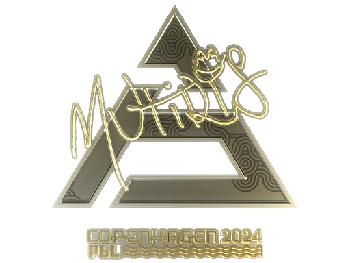 Наклейка | MUTiRiS (золотая) | Копенгаген 2024 — CS:GO/CS2 Wiki от CS.MONEY