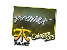 Наклейка | pronax (металлическая) | Кёльн 2015 — CS:GO/CS2 Wiki от CS.MONEY