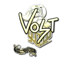 Наклейка | volt (золотая) | Париж 2023 — CS:GO/CS2 Wiki от CS.MONEY
