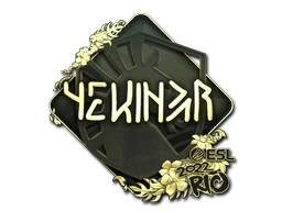 Наклейка | YEKINDAR (золотая) | Рио 2022 — CS:GO/CS2 Wiki от CS.MONEY