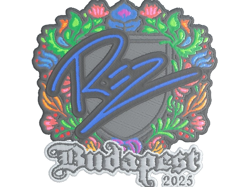 Sticker | REZ (Embroidered) | Budapest 2025 — CS:GO/CS2 Wiki by CS.MONEY