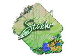 Наклейка | Staehr | Рио 2022 — CS:GO/CS2 Wiki от CS.MONEY