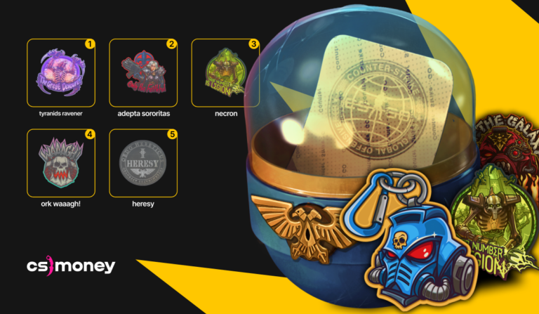 List of All Warhammer 40k Stickers in CS2: Crafts, Easter Eggs