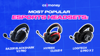 CS2 pro player gear – the most popular gaming devices