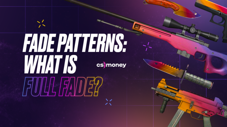 What is so unique about the rare Fade patterns in CS:GO/CS2
