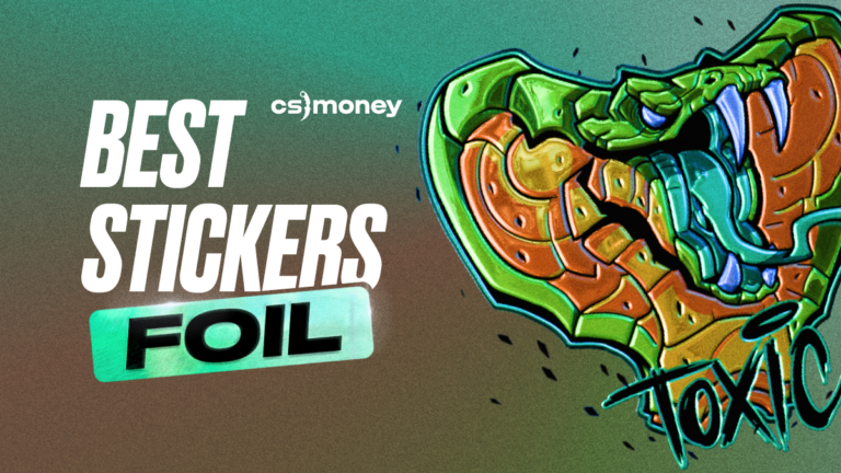 List of best Foil stickers in CS2 in 2025 and some cool crafts.