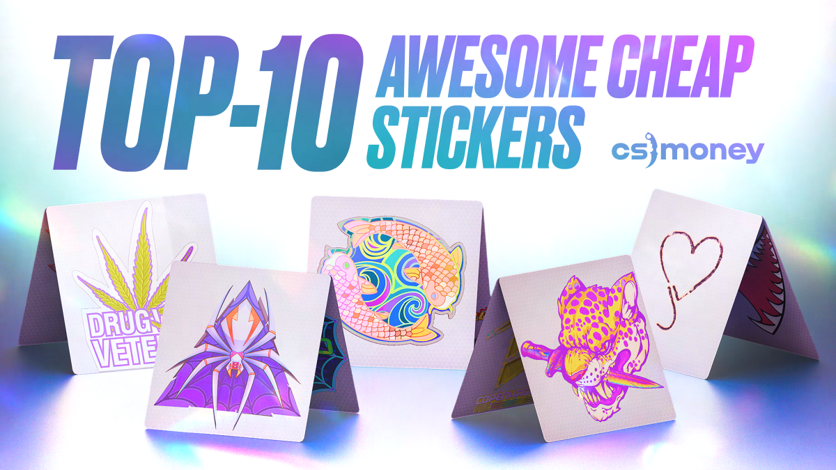 Top-10 Cheap CS2 Stickers for Custom Crafts