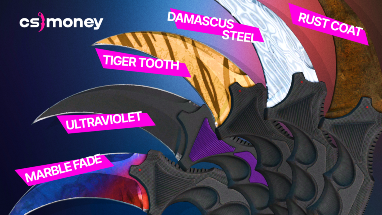 All Karambit Knives in CS2: Ultimate Guide to Phases, Prices, Rarity