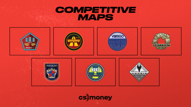 All CS2 Maps in 2025 Listed: Competitive/Ranked, Casual, Wingman