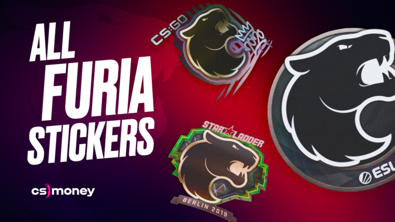 List of All Furia Esports Stickers 2025 with Skins for Crafts