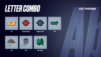 All Stickers with Letters in CS2: How to Make Words from Stickers