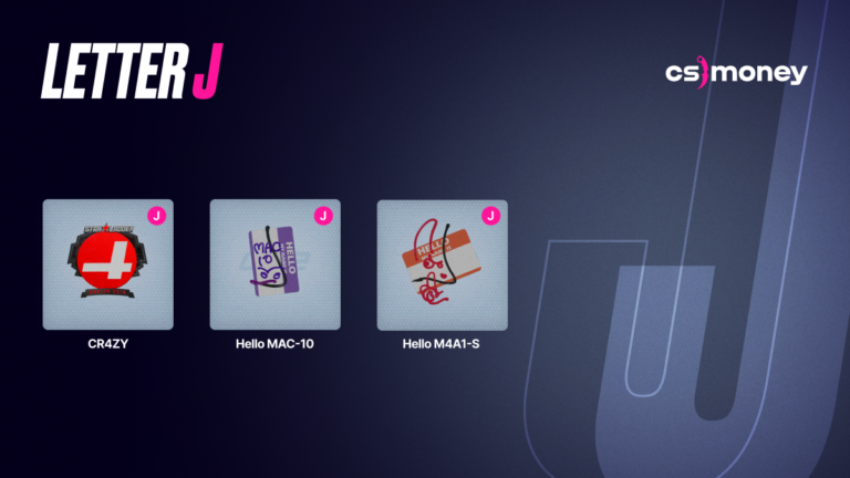 All Stickers with Letters in CS2: How to Make Words from Stickers