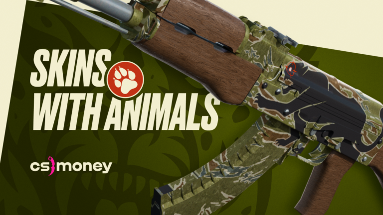 List of Best Skins with Animals and Pets in CS2: Cats, Fish & More