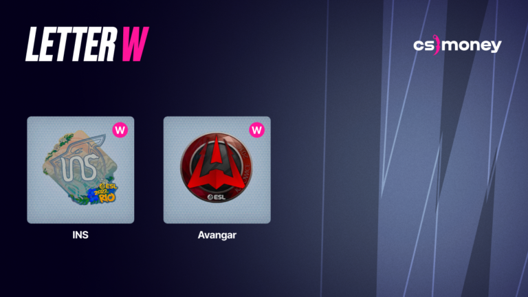 All Stickers with Letters in CS2: How to Make Words from Stickers