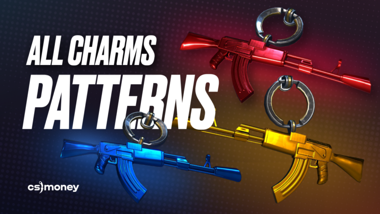 Small Arms Charms Patters: Gold, Red, Blue, etc.