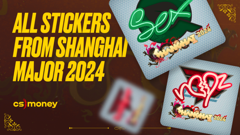 Shanghai Major 2024 Stickers: Player Autographs and Team Stickers