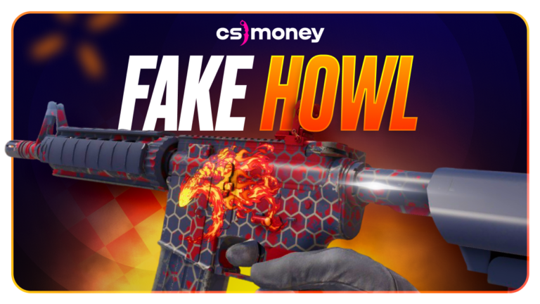 How to craft M4A4 Howl with cheap stickers