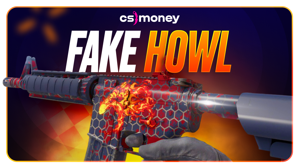 How to craft M4A4 Howl with cheap stickers