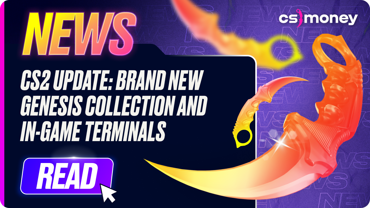 CS2 Update: Genesis Collection Skins and New Terminal System