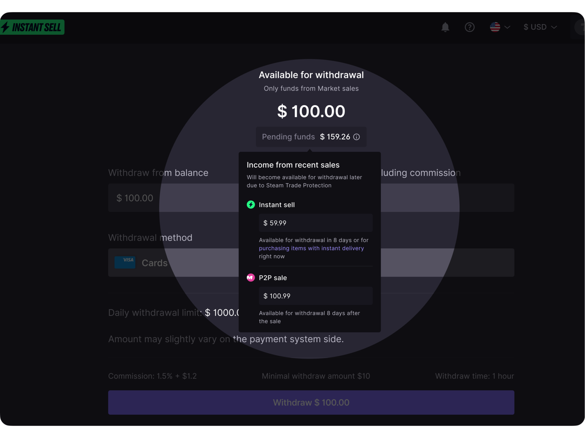 CS.MONEY relaunches Market: quick guide to balances and sales