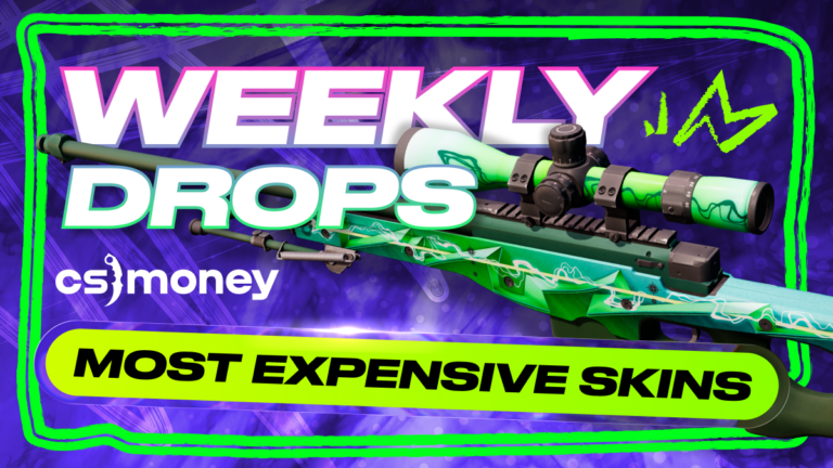 Top 7 expensive skins from CS2 weekly drops